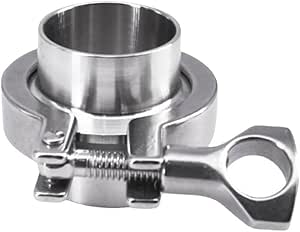 1/2" 2" 3" 4" 5" 6" 8" 10" Tri Clamp Set, 316L Stainless Steel Sanitary Assembly Weld Ferrule ...