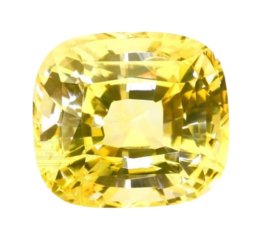 NEXG Natural Pukhraj Stone Original Certified 3.5 Ratti 3 Carat Yellow ...