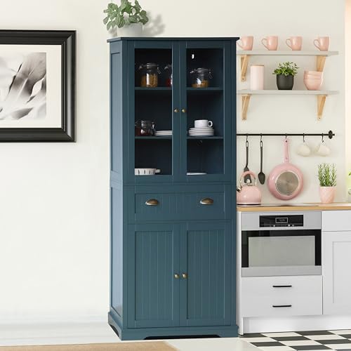 VEIKOU Kitchen Pantry Cabinets, 72" Freestanding Kitchen - Want It All
