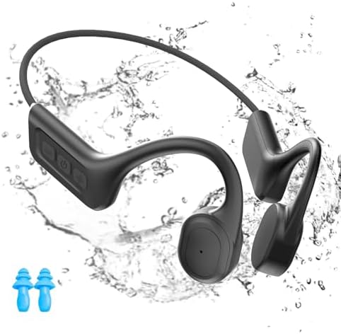 Amazon.com: Waterproof Bone Conduction Bluetooth Headphones Ultralight ...