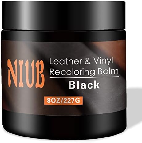drtulz Black Leather Recoloring Balm, Leather Color Restorer ...