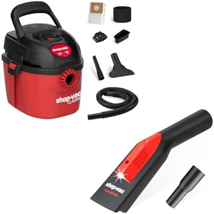 Amazon.com: Shop-Vac 2021000 Micro Wet/Dry Vac Portable Compact Micro ...