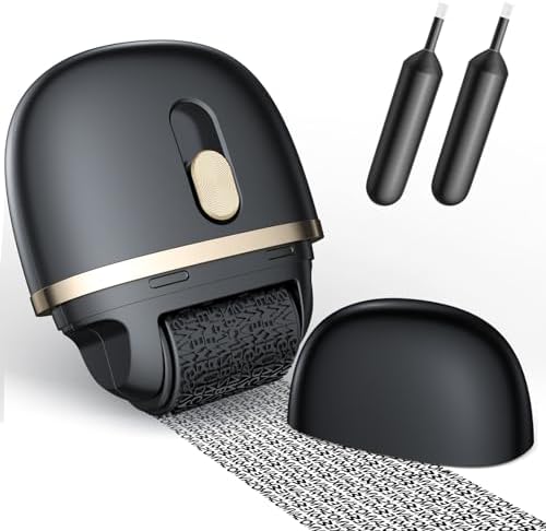 Amazon.com: Lomil Refillable Identity Theft Protection Roller Stamp ...