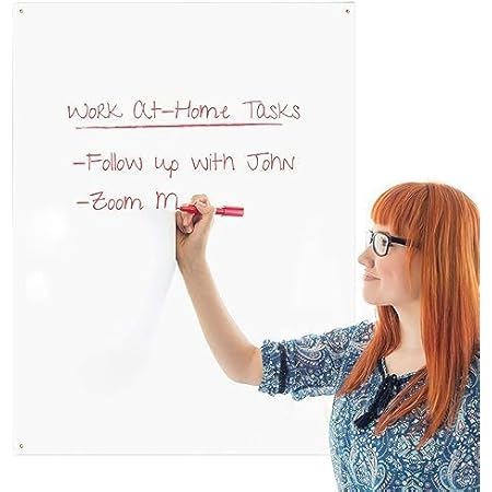 WISDOM Whiteboard Stick, White Board Stick on Wall, Dry Erase Board ...