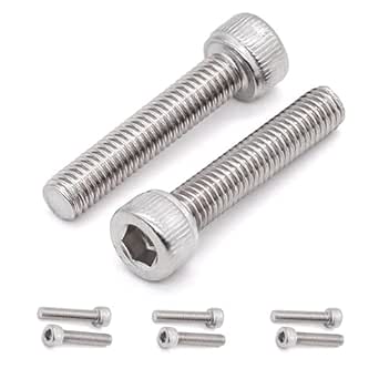 30 Pcs M6 x 40 mm Screws, Allen Socket Head Cap Screws/Bolts, A2 Grade ...