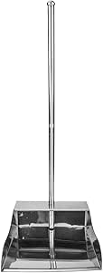 Amazon.com: OUNONA Stainless Steel Upright Dustpan Garbage Pan with ...