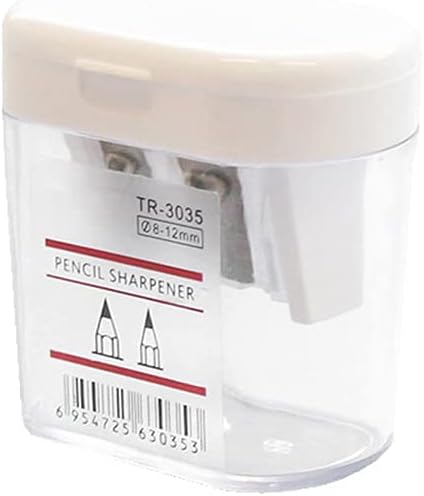 Amazon.com : Cute Clear Round Pencil Sharpener Portable Pencil ...
