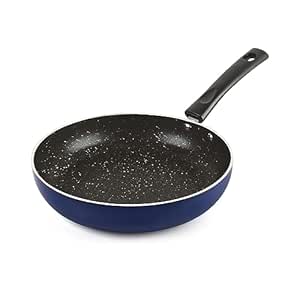 Buy CELLO Regal Non Stick Blue Fry Pan with Spatter - 22cm | Cookware ...