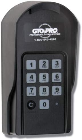 Mighty Mule 12 volt Wireless DC Powered Digital Key Pad - Amazon.com