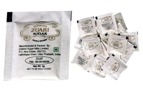 Zuari White Sugar Sachet (1kg pack with 5gram sachets inside) : Amazon ...