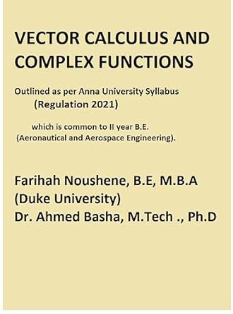 Amazon.com: VECTOR CALCULUS AND COMPLEX FUNCTIONS eBook : Basha, Ahmed ...