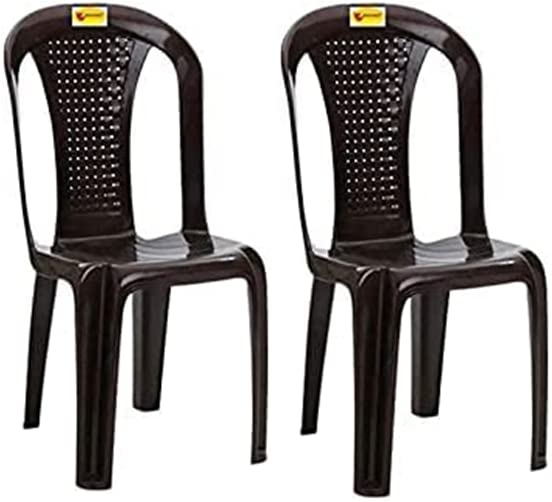 Highway Plastic Arm Chair/Glossy Finish Chair for Outdoor Indoor Living ...