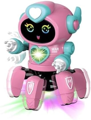 AYMUALFI Bot Robot Pioneer Colorful Lights and Music All Direction ...