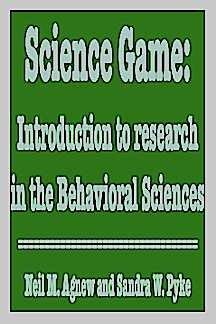 Science Game: Introduction to Research in the Behavioural Sciences: Buy ...