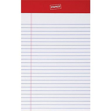 Perforated Writing Pads Narrow Ruled - 12 Pads - 50 Sheets/pad: Amazon ...