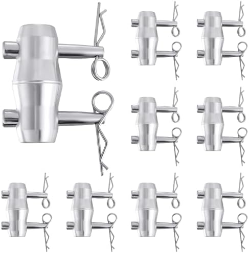 Amazon.com: Blulu 8 Pack Double Ended Conical Coupler with Clips Pin ...