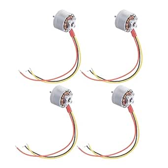 Amazon.com: 4Pcs Motor Mini RC Quadcopter Drone Motor, Micro 1104 ...