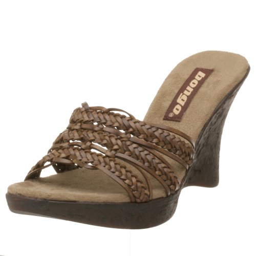 Buy Bongo Women's Cobra Wedge Slide Sandal,Dk Brown,9 M at Amazon.in