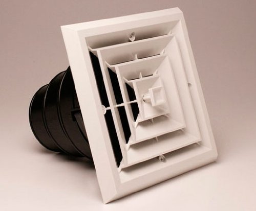 AIRTEC MV4S 4-Way Diffuser Grille for 4/5/6" Duct : Amazon.in: Home ...