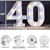 8.8" Decorative LED Light Up Numbers, Marquee Numbers Lights for 40th ...