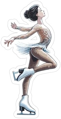 Amazon.com: 120PCS Ice Skating Stickers, Ice Skating Birthday Party ...