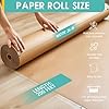 Amazon.com: PerkHomy 36" x 2,400" (200') Brown Kraft Paper Roll for ...