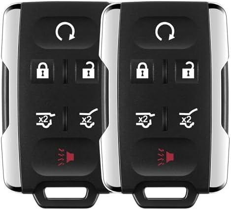 Amazon.com: 6 button Keyless Entry Remote Control Car Key Fob ...