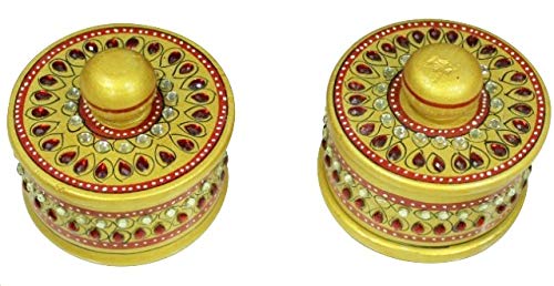 Buy Adishakti's Natural Marble Paandaan Box Set (600, Set of 2) Online ...