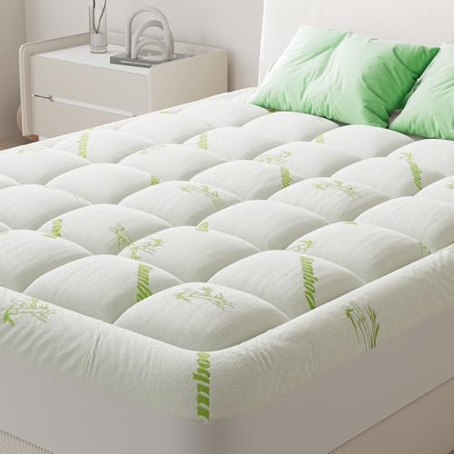 Amazon.com: KMFurnila Ultra Soft Twin Size Mattress Topper - Viscose ...