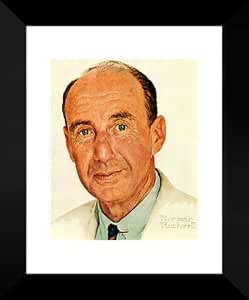 Amazon.com: Adlai Stevenson 20x24 Framed Art Print by Norman Rockwell ...