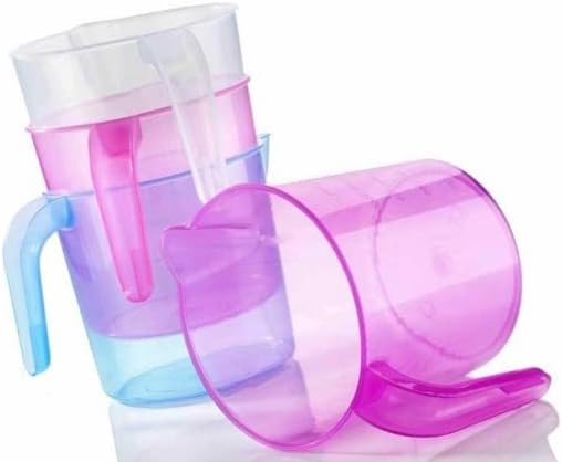 Best House Transparent Plastic Mug/Jug with Handle 1.5 litres Ideal for ...
