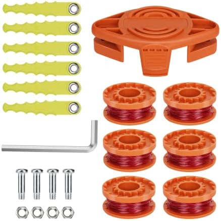 THTEN WA0010 WA0004 Trimmer Blades Head Replacement Spool 10ft 0.065 ...