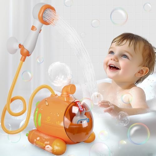 Skirfy Baby Bath for Toddlers 1-3, Baby Shower Toy, Water Spray Toys ...