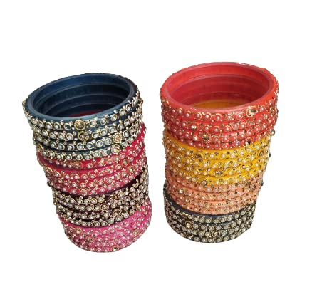 Buy Perfect Shringar Store Plastic Colourful Bangles For Womens and ...