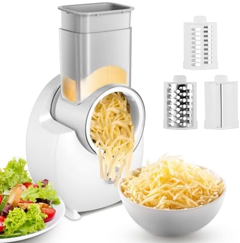 HuuppHip 150W Electric Cheese Grater,Electric Rotary Grater for ...