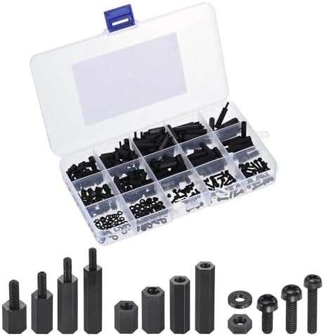 Amazon.com: PATIKIL M2.5 Male Female Nylon Hex Spacer Standoff Kit ...