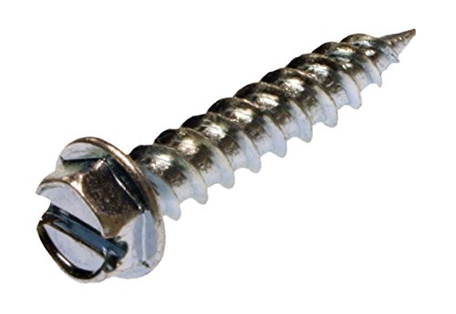 Metallics Fasteners JQK10 Indented Slotted Hex Washer Sheet Metal Screw ...