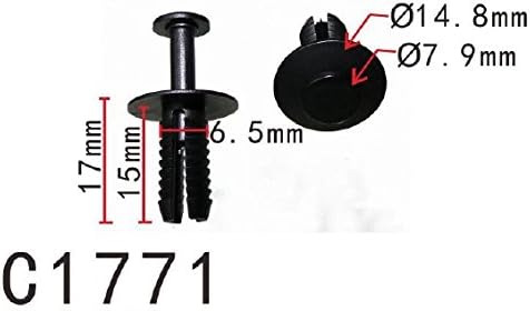 Amazon.com: Autobahn88 Front Bumper Push-Type Clip, compatible with ...