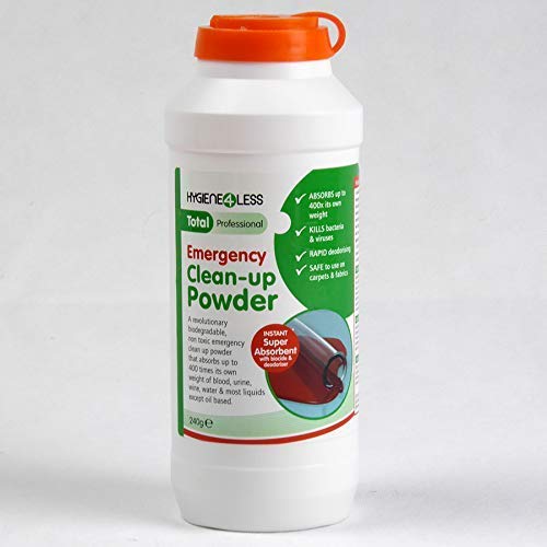 Super Absorbent Powder - Liquid Solidifier 1 x 240g Shaker - Clean Up ...