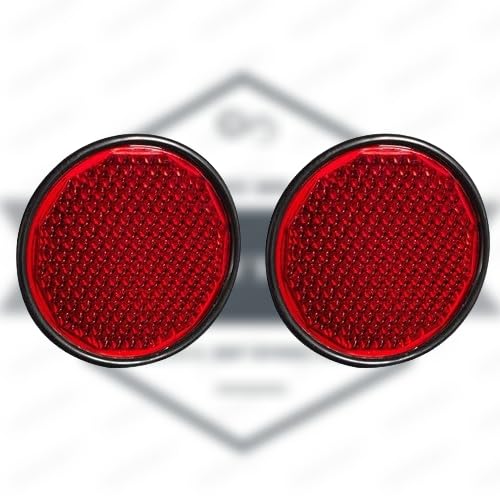 Reflex Reflector Round Shape Set for Van, Tractor, Combines, Harvesters ...
