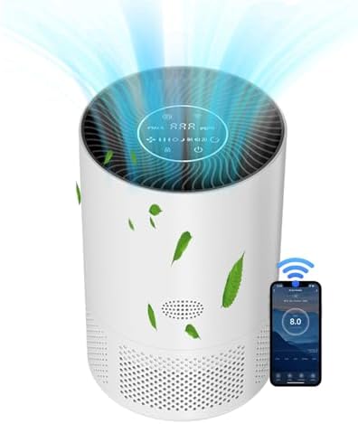 Amazon.com: Smart Air Purifiers for Bedroom Homekit Alexa Cmpatible APP ...