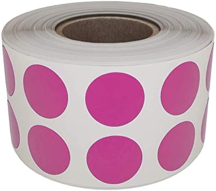 Amazon.com : Royal Green Pink Dot Sticker Rolls - Color Coding Labels ...