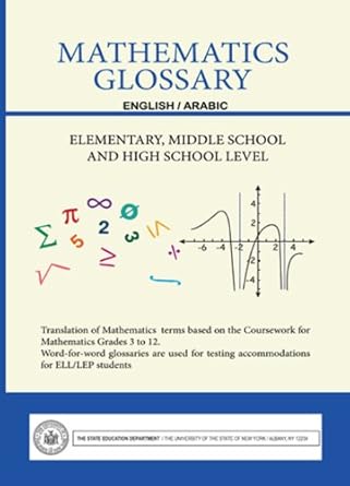 Mathematics Glossary - English/Arabic - Elementary, Middle School and High School Level | Amazon ...