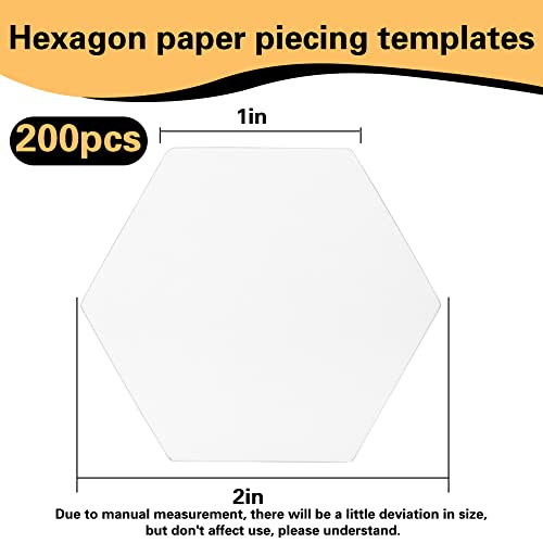 Snapklik.com : 200 Count Paper Piecing Paper Paper Piecing Shapes ...