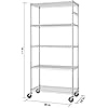 Amazon.com: TRINITY EcoStorage Heavy Duty 5-Tier Adjustable Wire ...