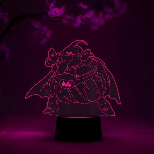 Otaku Lamps Majin Buu Dragon Ball Super – Anime Lamp Figure Night Light ...