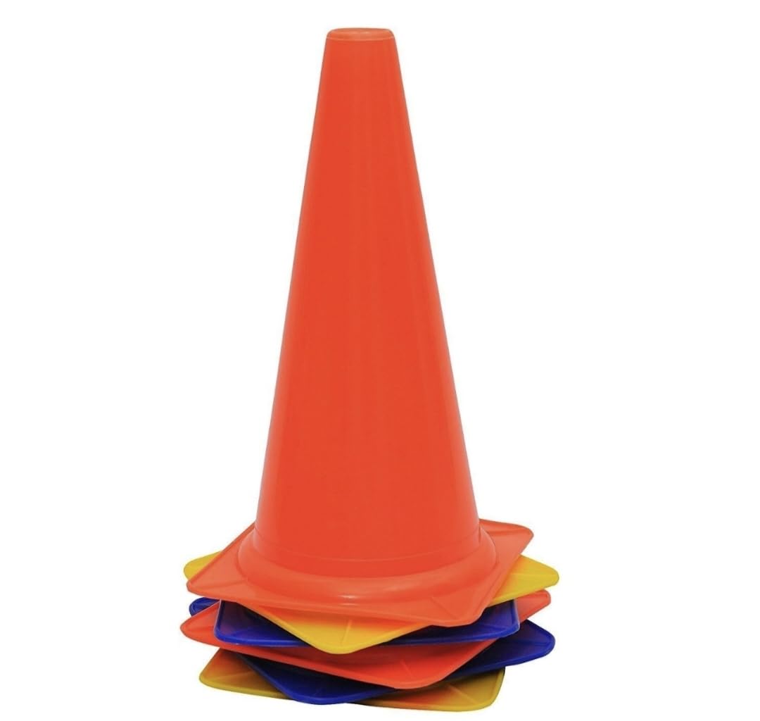 Buy 6 inch Cone Marker Set for Footbal Field Marking, Training Soccer ...