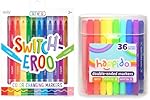 Amazon.com: Ooly 12 Pack Switch-eroo Color Changing Markers, Dual Tip ...