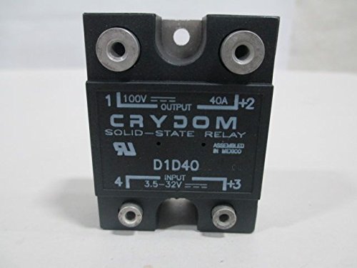 NEW CRYDOM D1D40 SOLID-STATE RELAY 3.5-32V-DC 100V-DC 40A D215056 ...