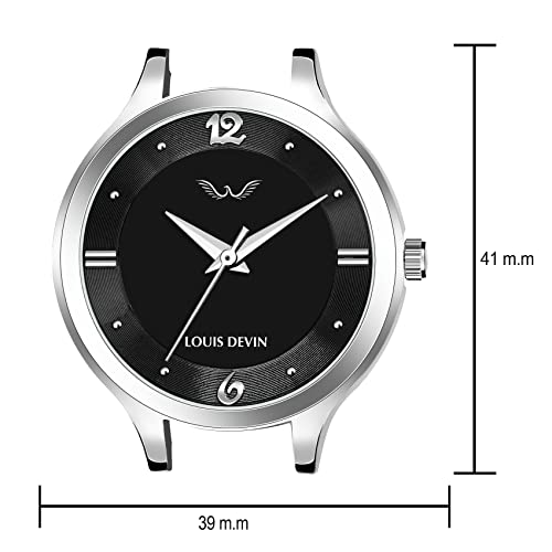 Buy LOUIS DEVIN Stainless Steel Chain Analog Wrist Watch for Women ...